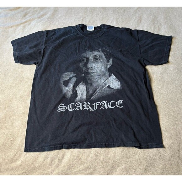 Scarface | Shirts | Vintage Tony Montana Scarface T Shirt Xl Rare 9s ...